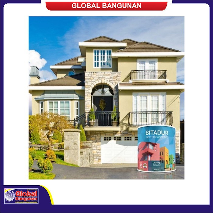 WATERPROOFING BITADUR BA 9 DARK GREY 20kg - BITAL - globalbangunan Store