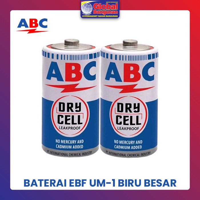 BATERAI EBF UM-1 BIRU BESAR 2pcs - ABC - globalbangunan Store