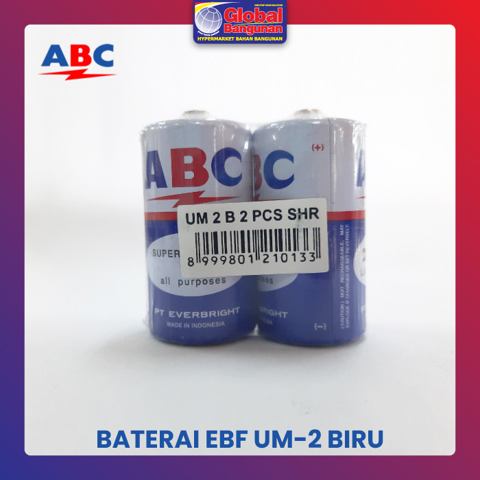 BATERAI EBF UM-2 BIRU - ABC - globalbangunan Store