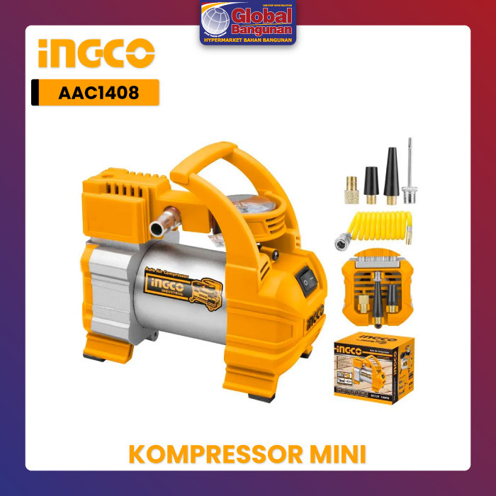 AAC1408 KOMPRESSOR MINI - INGCO - globalbangunan Store
