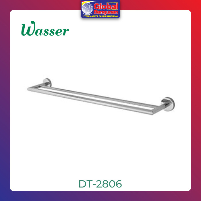 Towel Bar / Rak Handuk Double DT-2806 - WASSER - globalbangunan Store